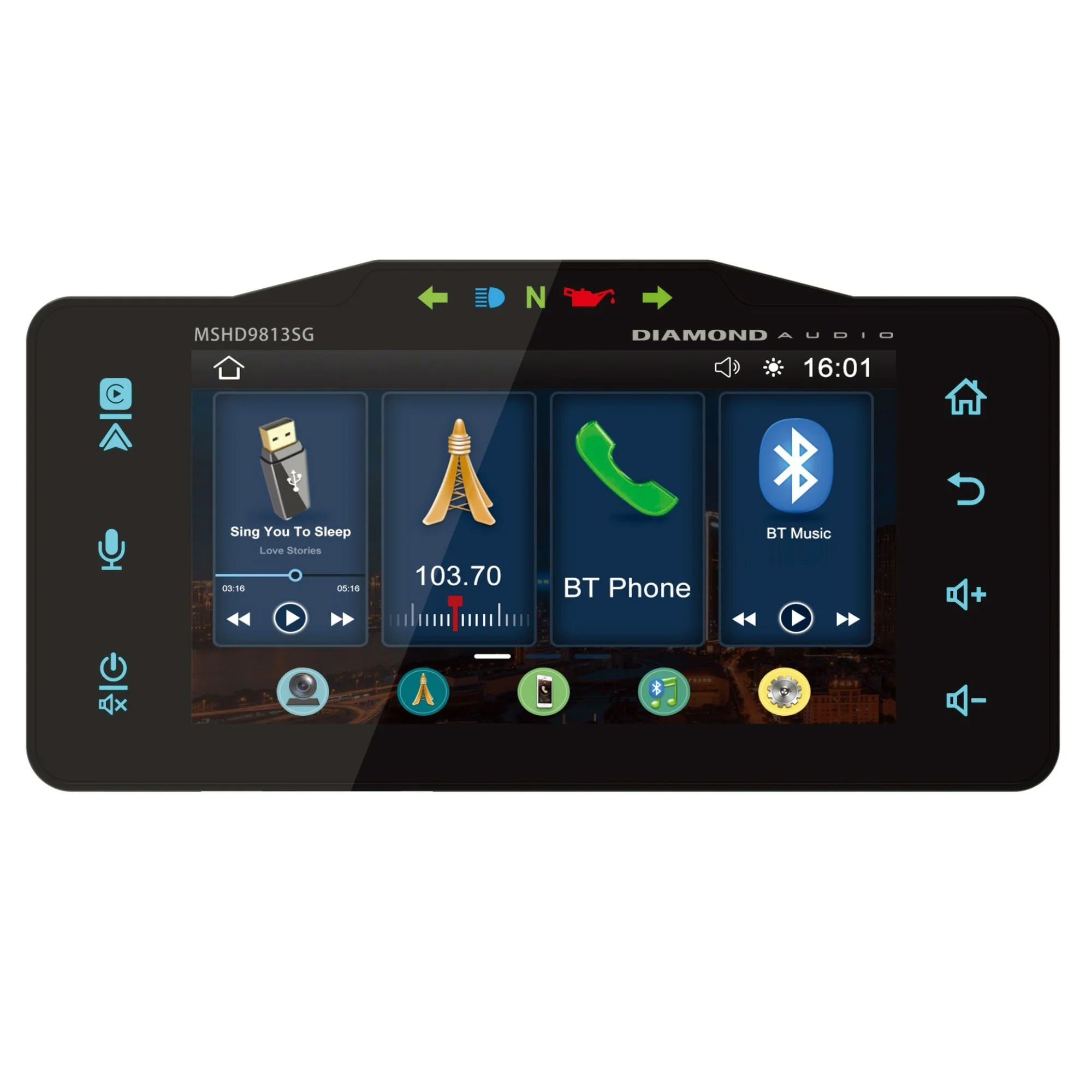 Diamond Audio Motorsports Radio for Harley 9813 Street Glide MSHD9813S